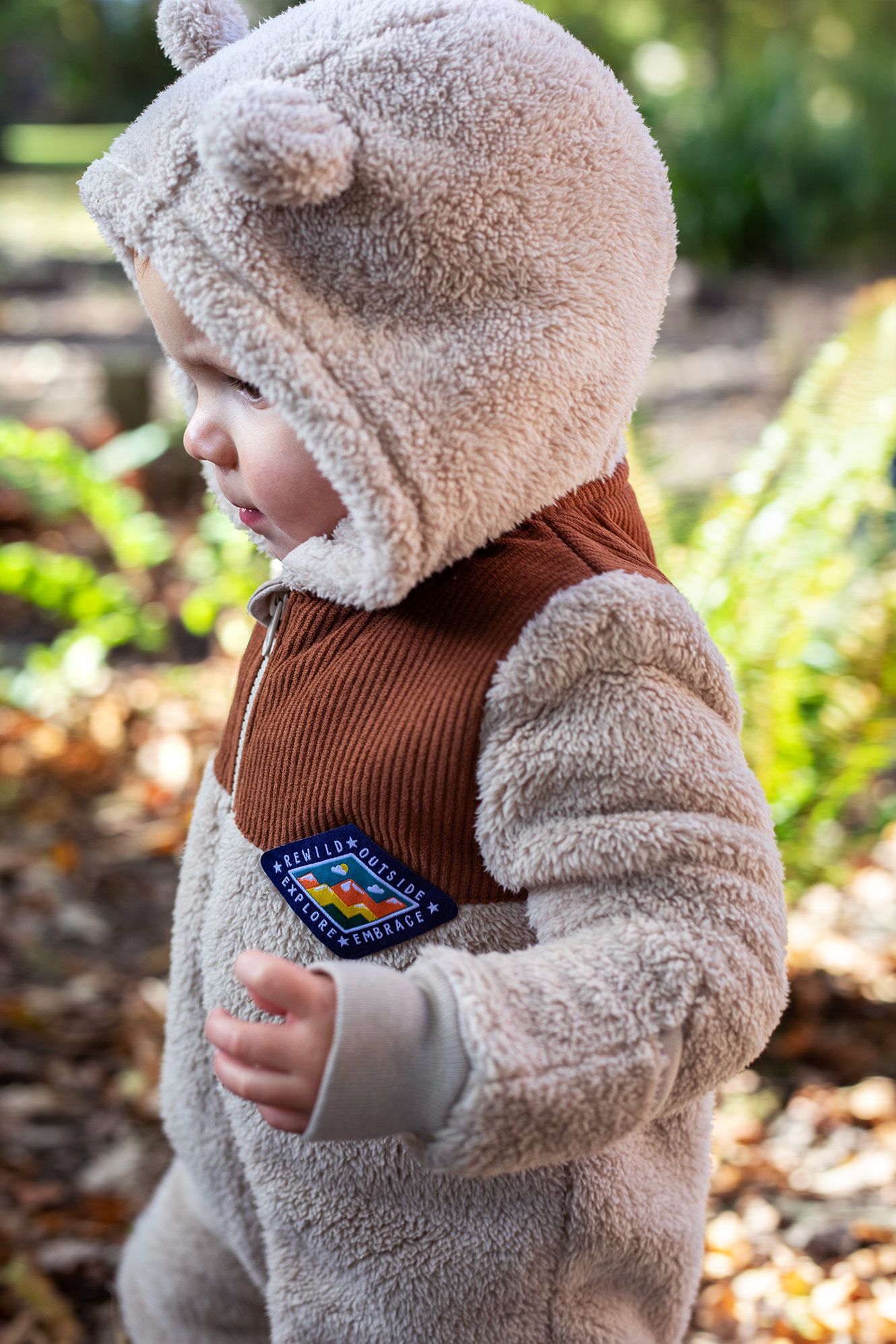 Baby Cord Ted Snuggle Suit