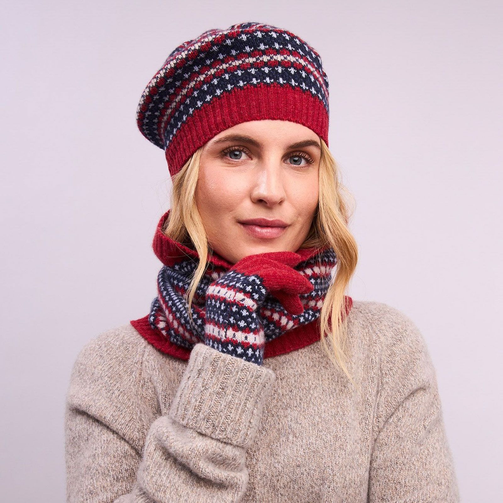 Lambswool Fair Isle Snood